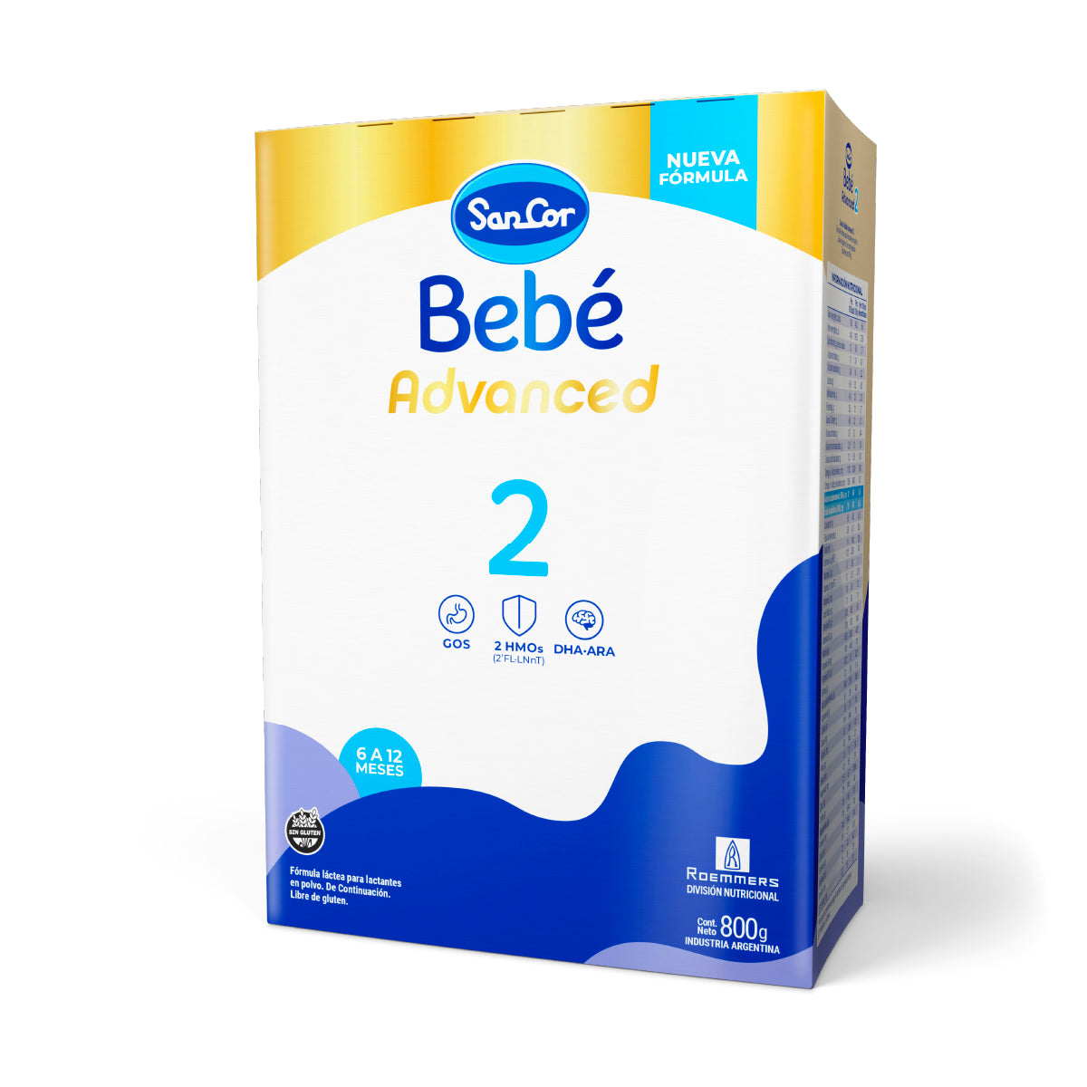 Leche Infantil Etapa 2 Sancor Bebé (6 a 12 meses) | Crecimiento y Nutr ...